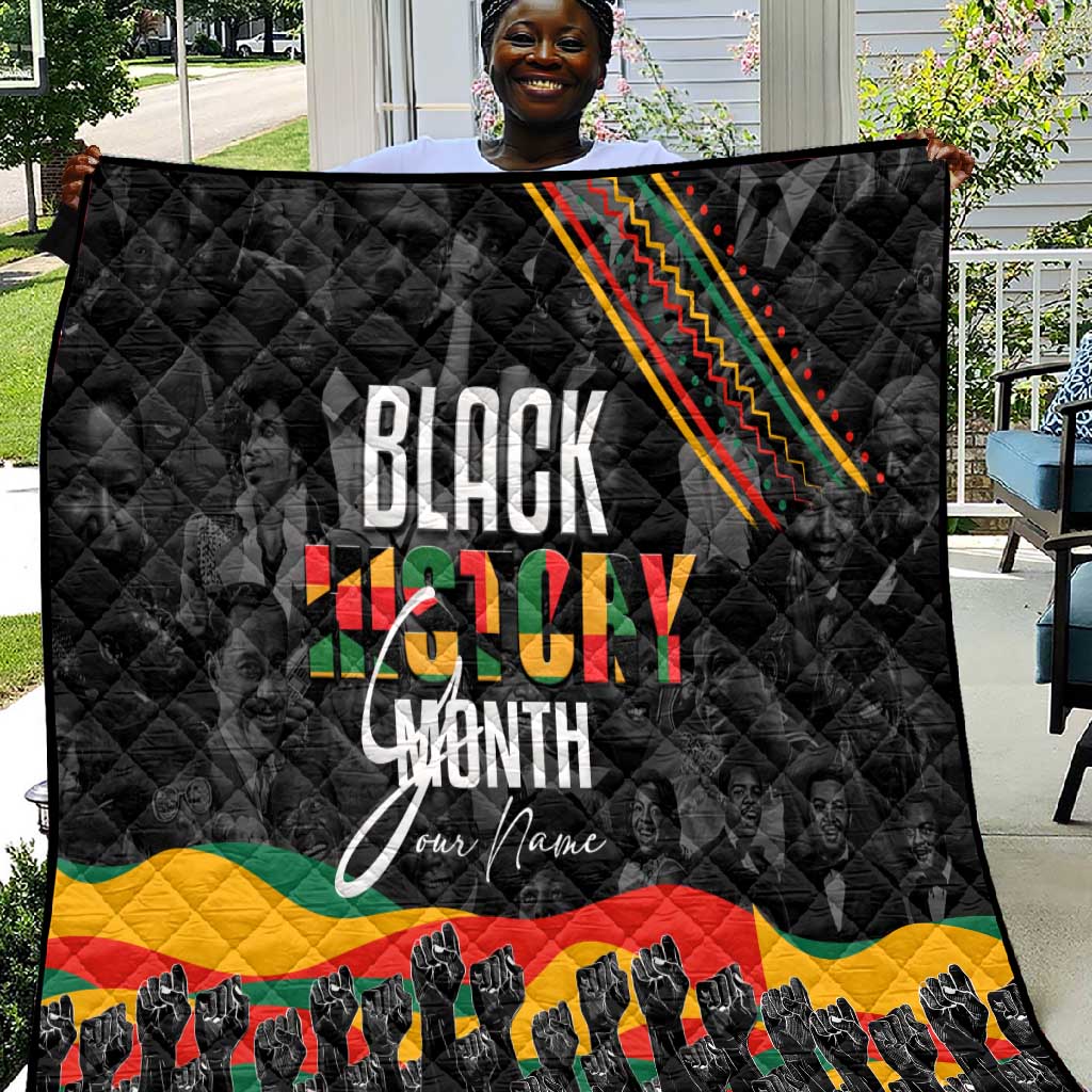 Personalized Black History Month Quilt with African American Heroes by ...