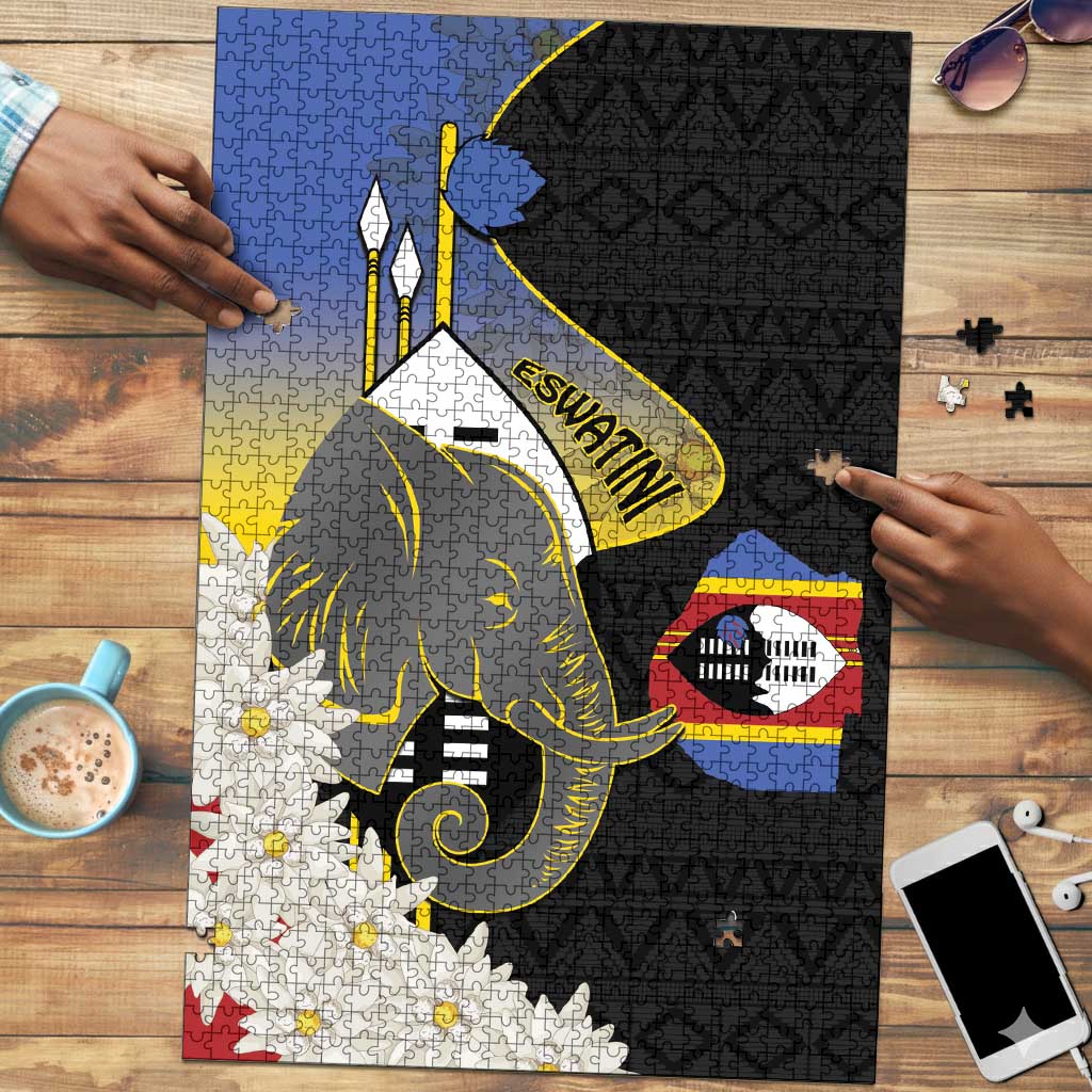 Eswatini Independence Day Puzzle Swaziland Nguni Shield African Pattern ...