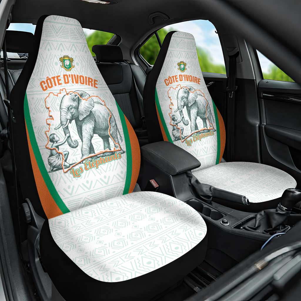 Ivory Coast Football Car Seat Cover 2026 Cote Divoire Les Elephants