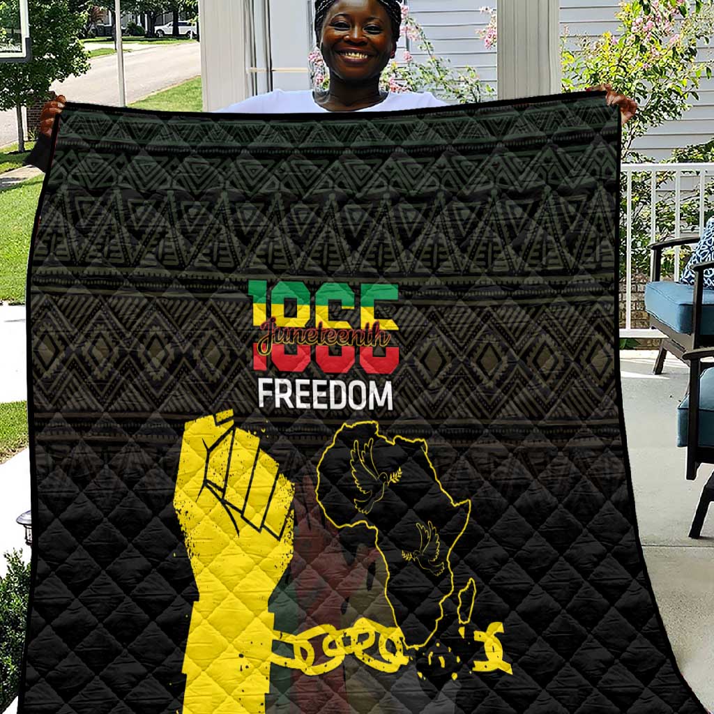 Juneteenth Freedom Day Quilt 1865 Black Independence African Pattern by ...