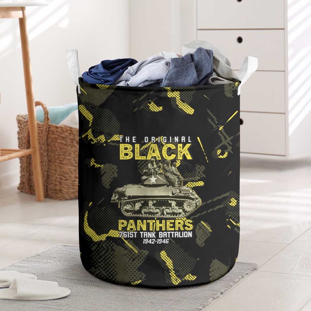 The Original Black Panthers 761st Tank Battalion Laundry Basket African ...