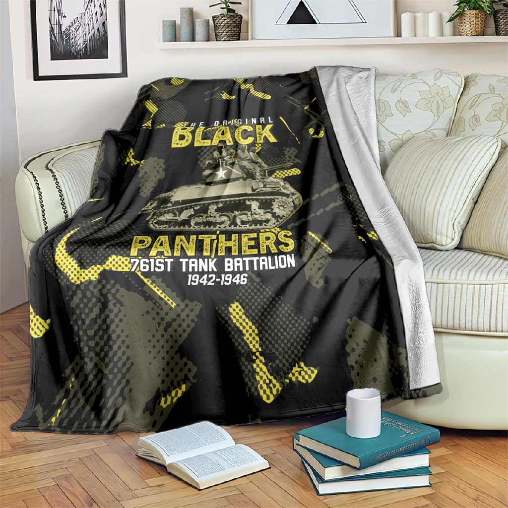The Original Black Panthers 761st Tank Battalion Blanket African ...