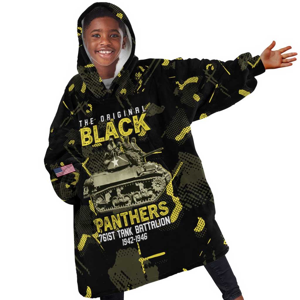 The Original Black Panthers 761st Tank Battalion Kid Wearable Blanket ...