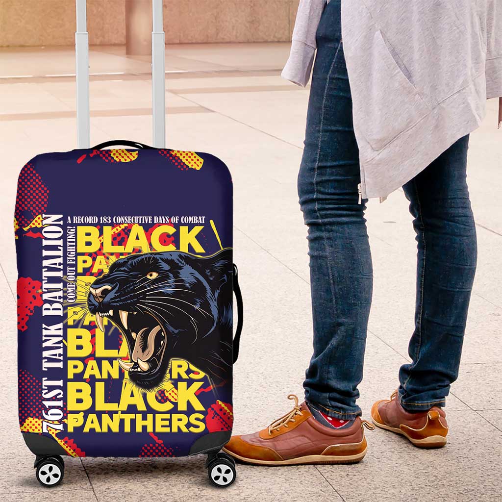 761st Tank Battalion Black Panthers Luggage Cover Legendary African ...