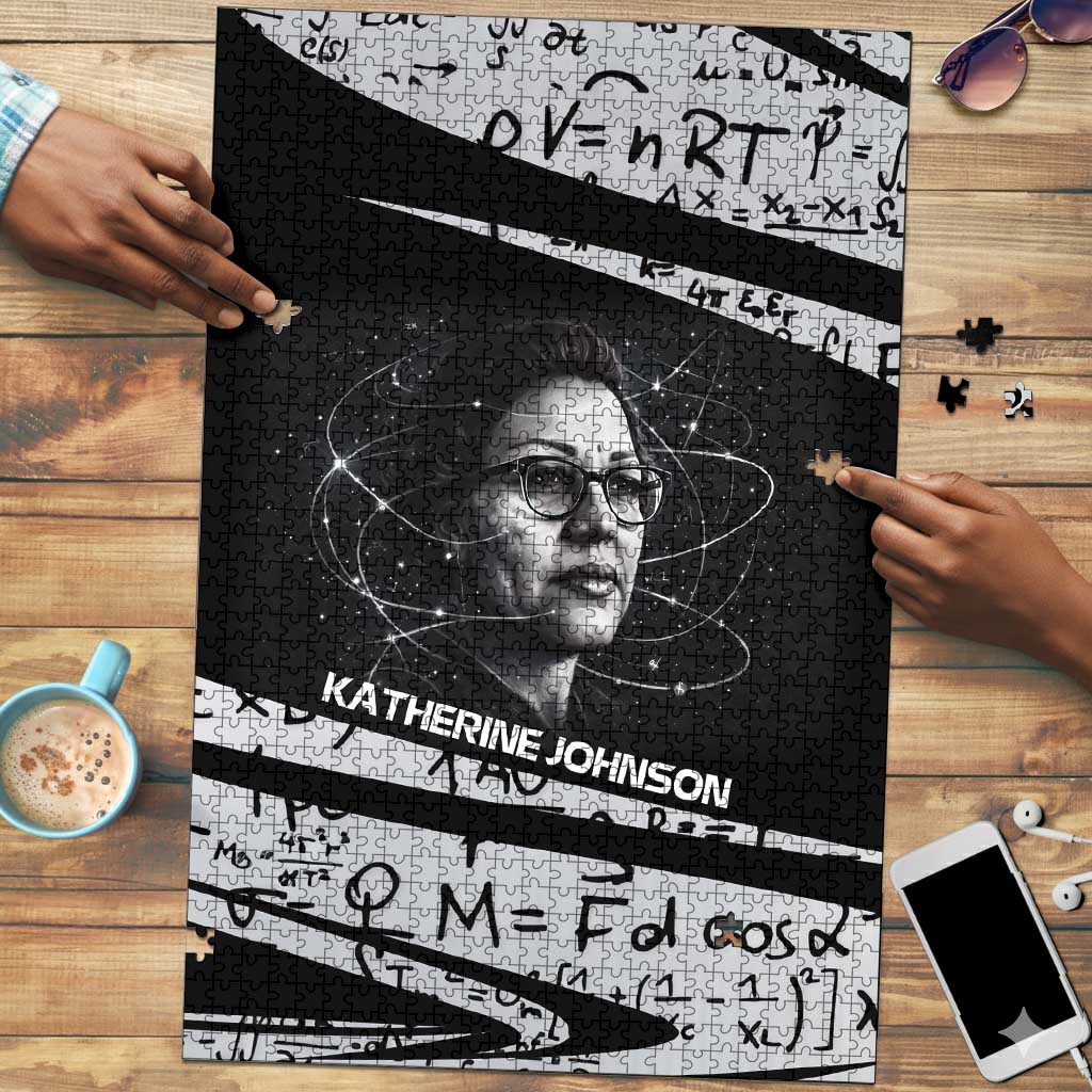 Katherine Johnson Puzzle with Orbital Space Portrait, Historic NASA ...