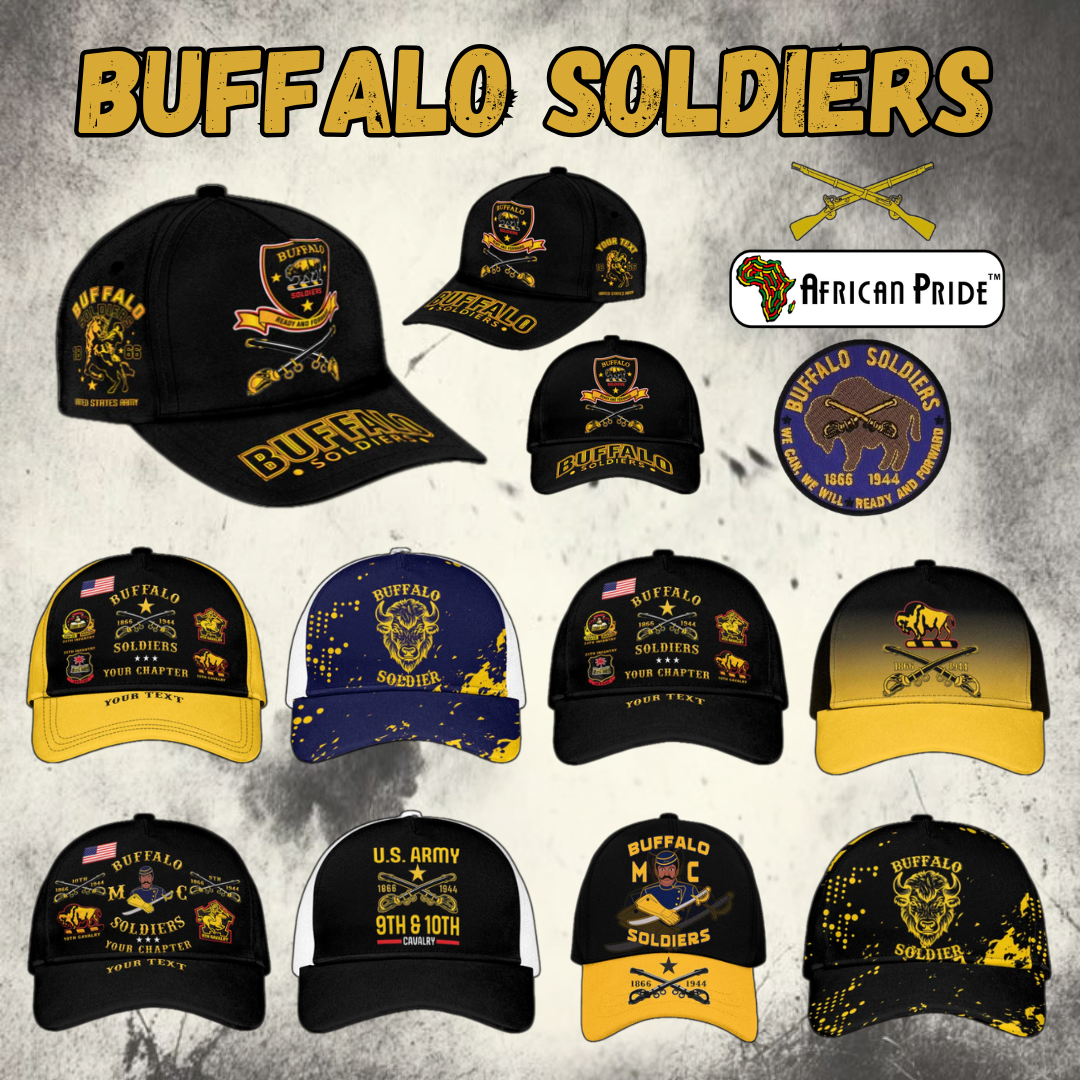 Buffalo Soldiers Caps - Historic Military Heritage Headwear | African Pride