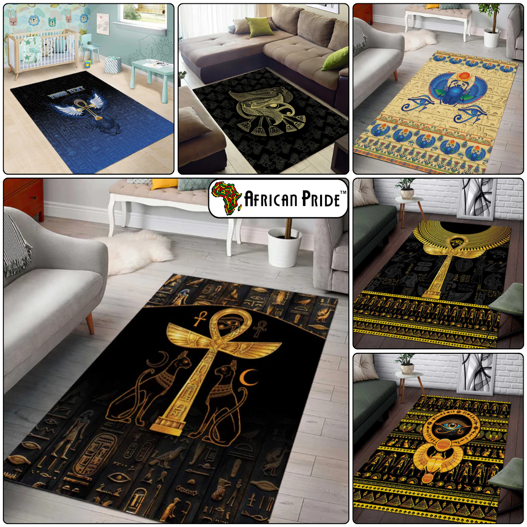 Egypt Area Rugs - Authentic Egyptian Design Home Decor - African Pride