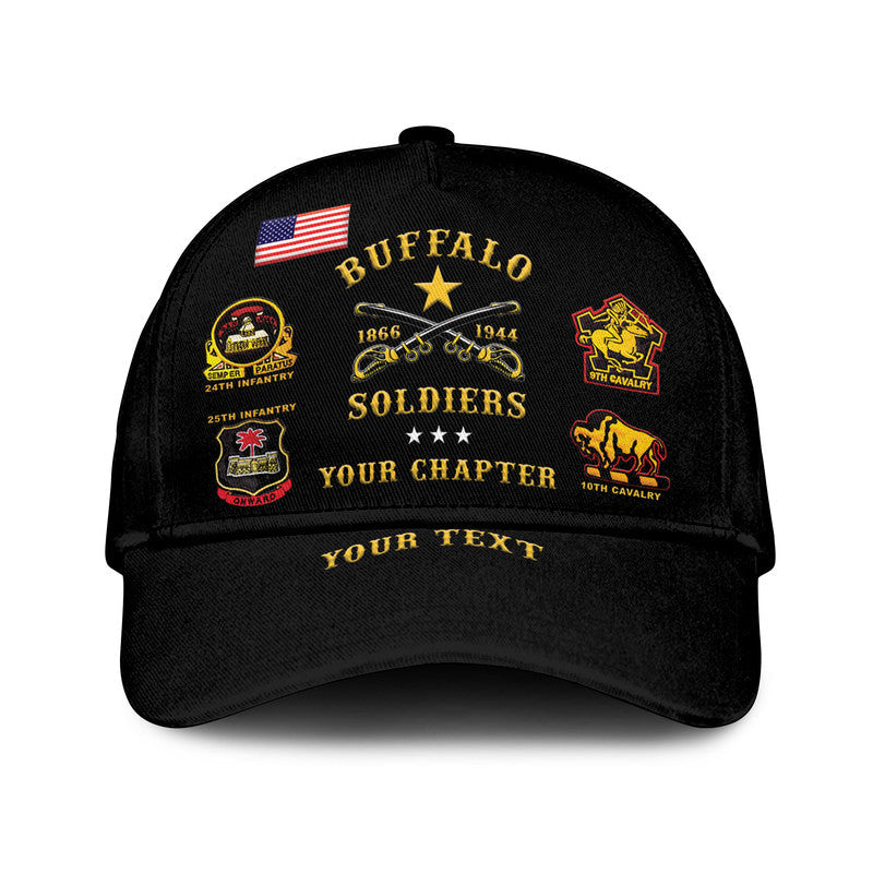 Personalized Buffalo Soldiers Classic Cap African American Military