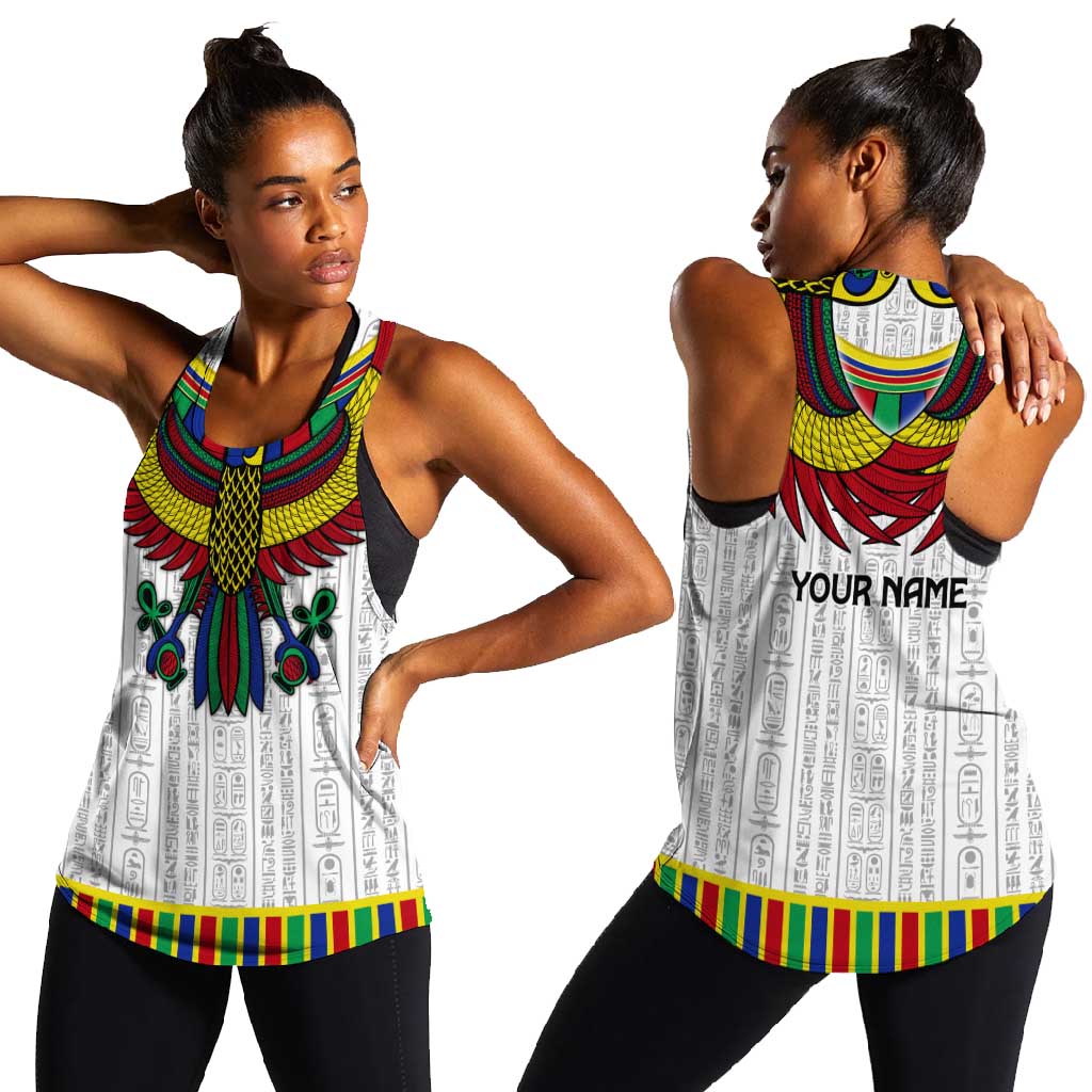 Egyptian Horus Women Racerback Tank Gods of Egypt by AfricanPride