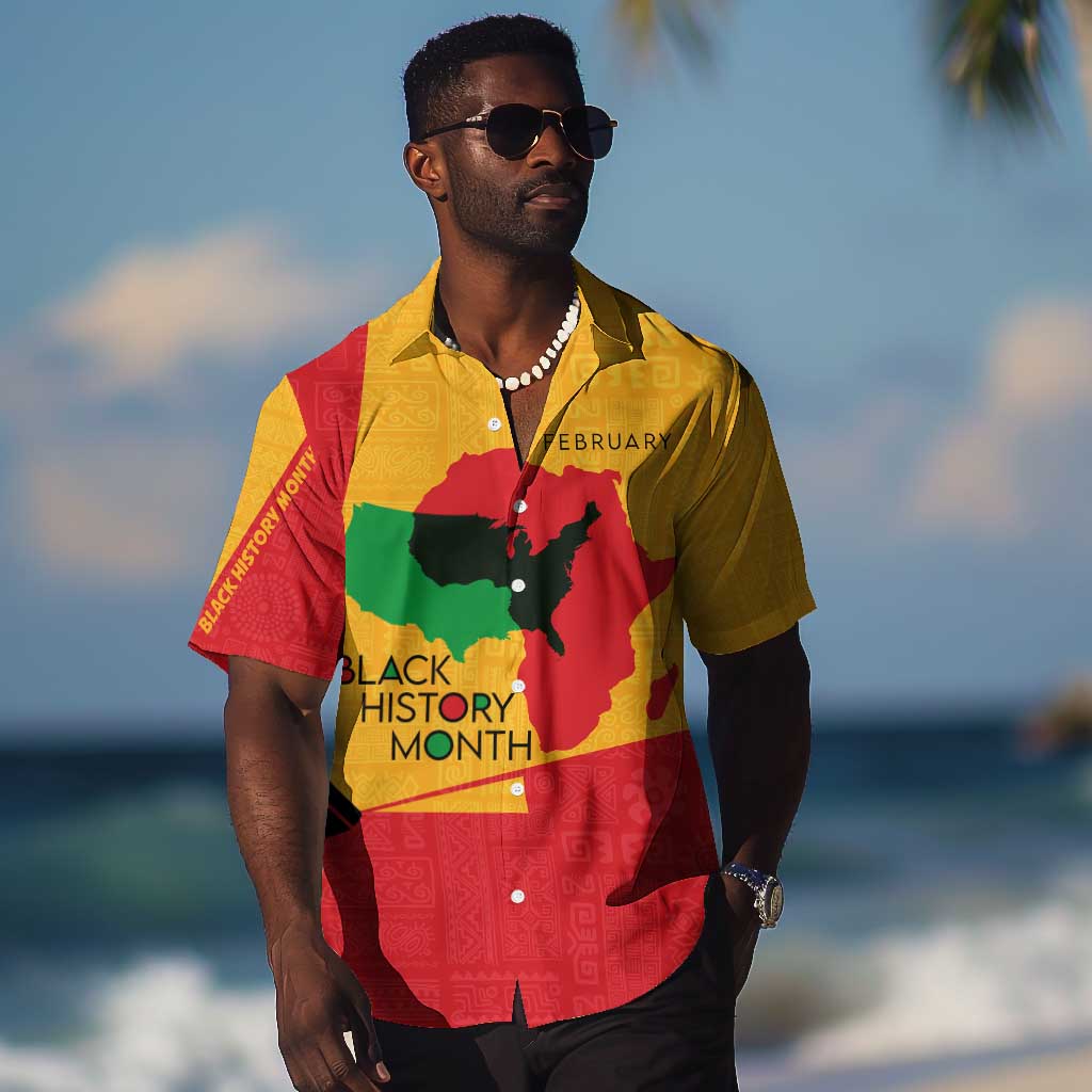 Black History Month Hawaiian Shirt - African February Design by ...