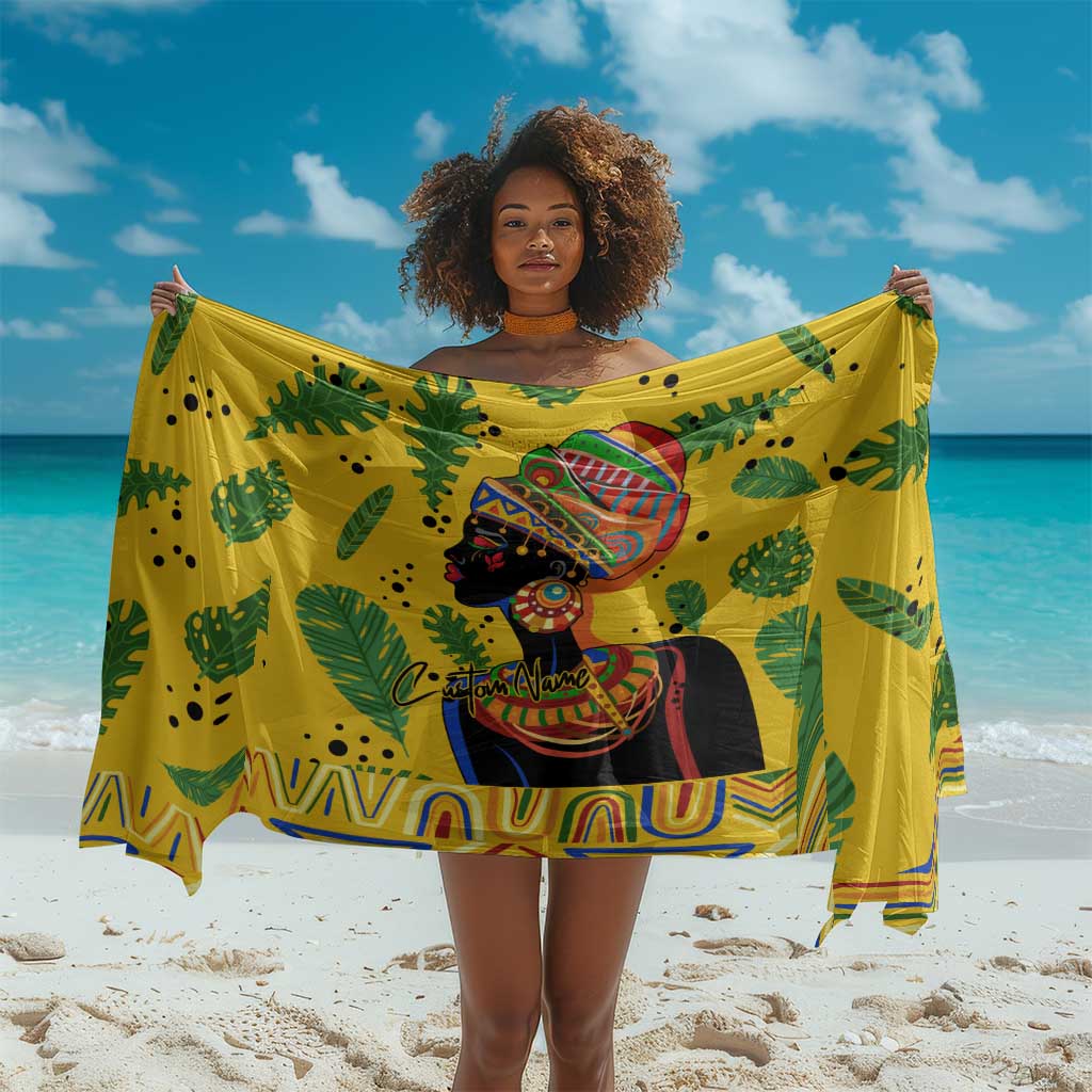 Personalized African Woman Sarong Tropical Style by AfricanPride