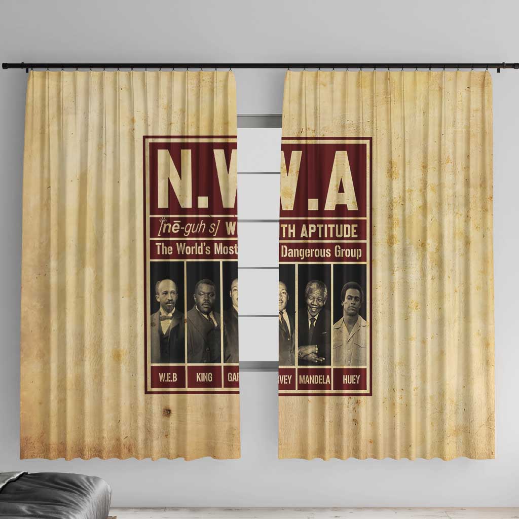 The World's Most Dangerous Group Window Curtain by AfricanPride