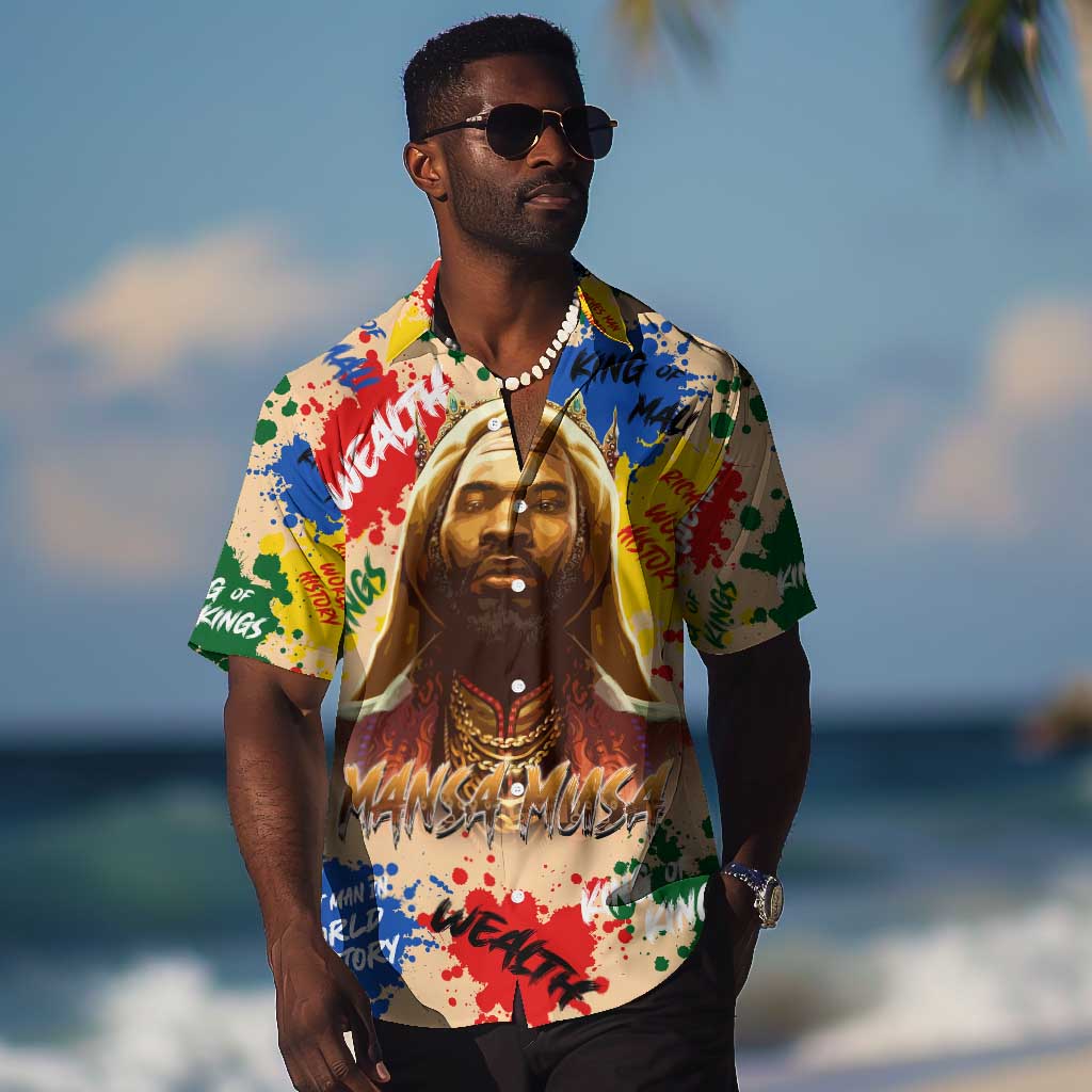 King Of Kings Mansa Musa Hawaiian Shirt by AfricanPride