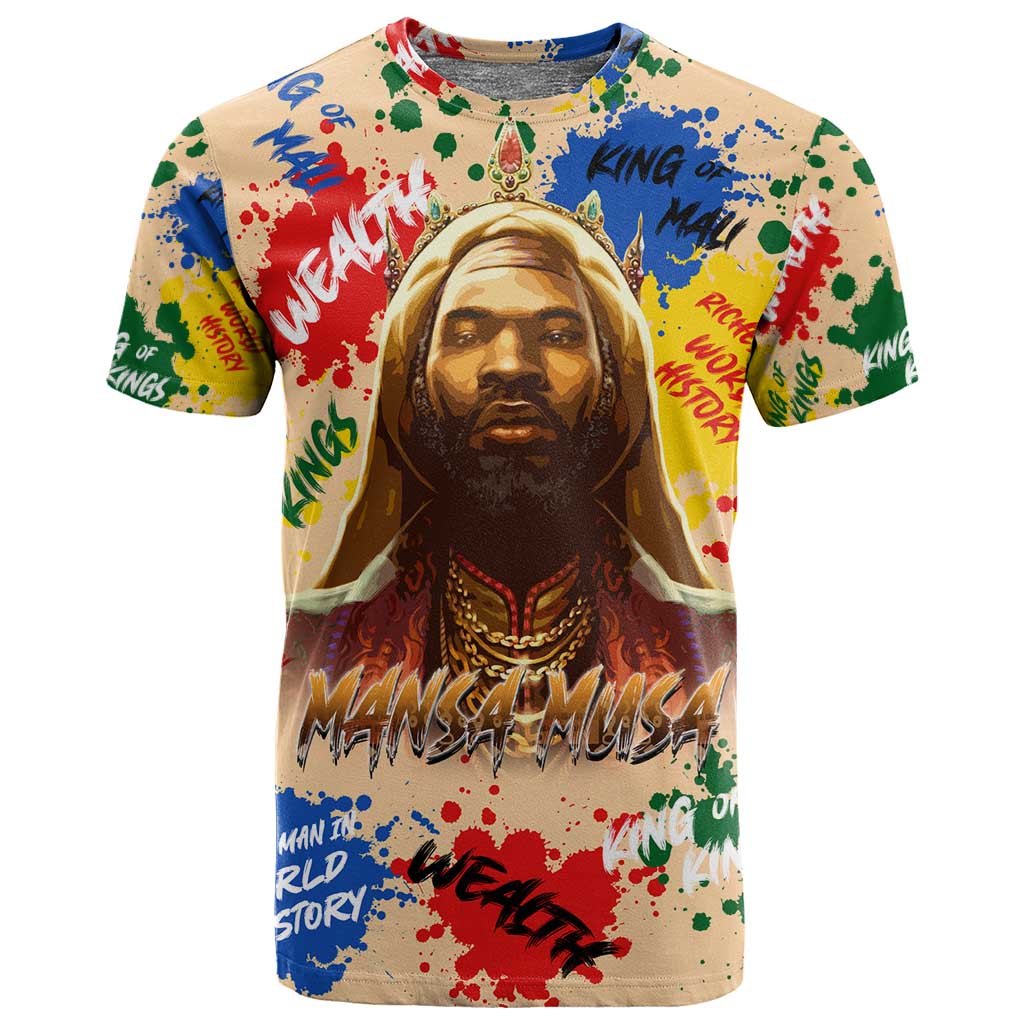King Of Kings Mansa Musa T shirt by AfricanPride