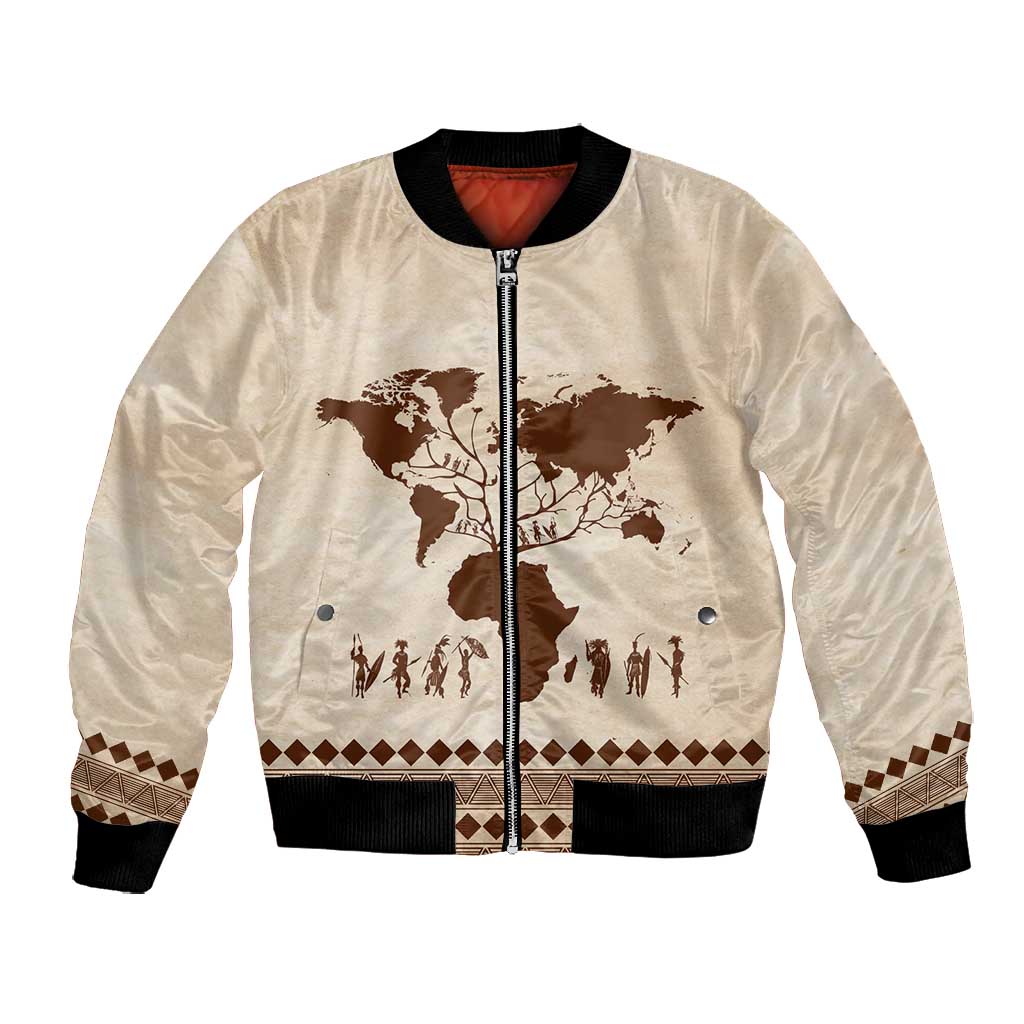 Root Africa Bomber Jacket African Map by AfricanPride