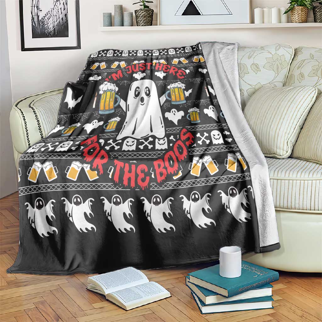 Christmas Africa Boo Beer Blanket I'm Just Here For The Boss by ...