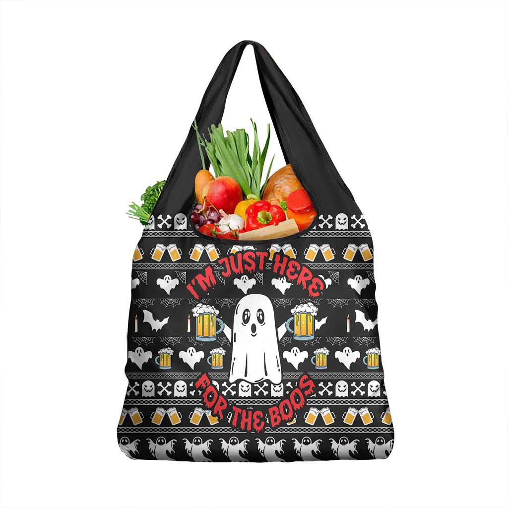 Christmas Africa Boo Beer Grocery Bag I'm Just Here For The Boss by ...