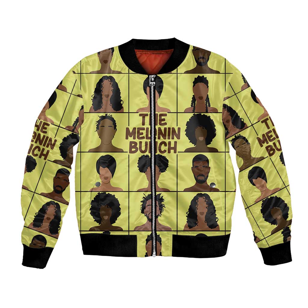 The Melanin Bunch African Bomber Jacket Afro Black People by AfricanPride