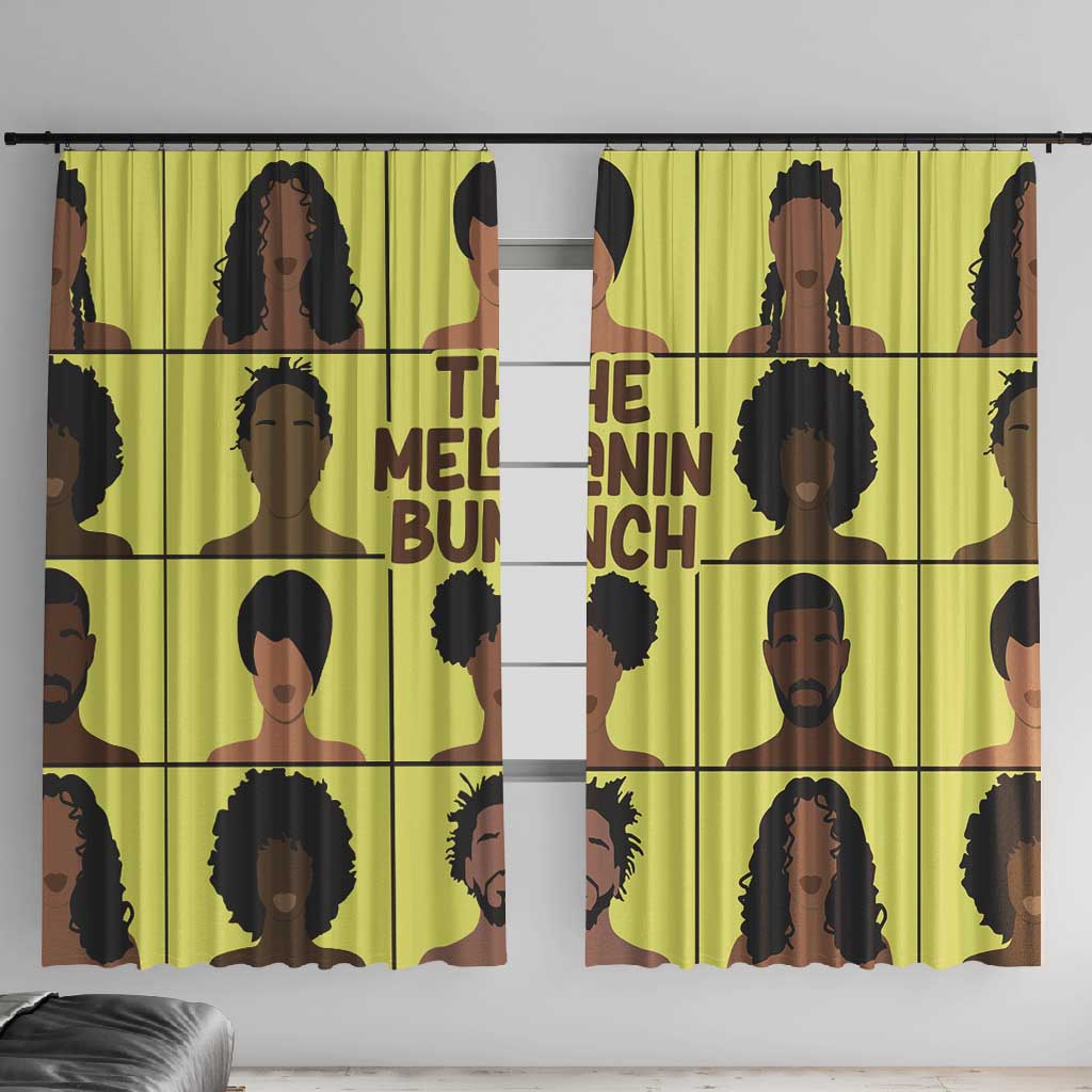 The Melanin Bunch African Window Curtain Afro Black People by AfricanPride