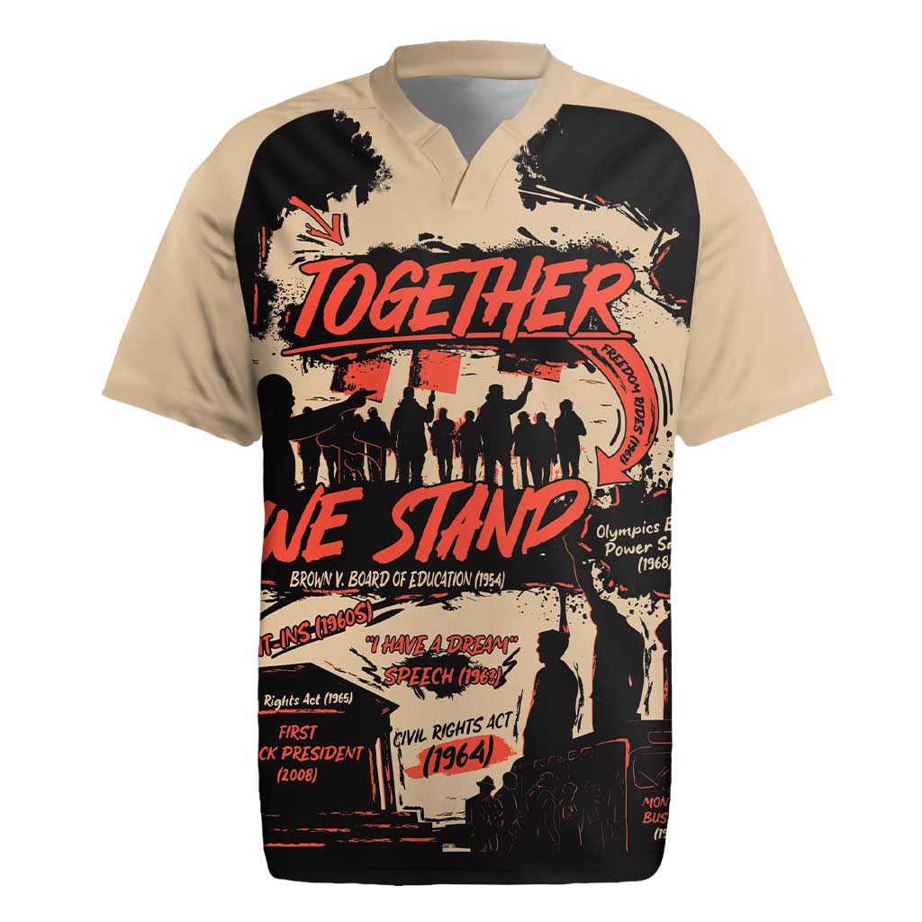 Together We Stand African American Rugby Jersey Important Milestones ...