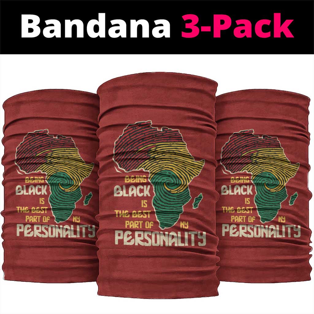 African Map Fingerprint Neck Gaiter Being Black Is The Best Part Of My ...