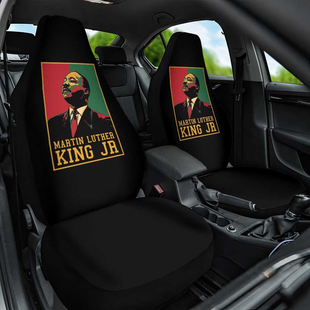 Martin Luther King Jr Car Seat Cover MLK Retro Style by AfricanPride