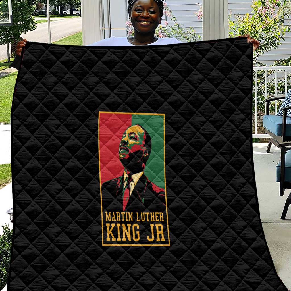 Martin Luther King Jr Quilt MLK Retro Style by AfricanPride