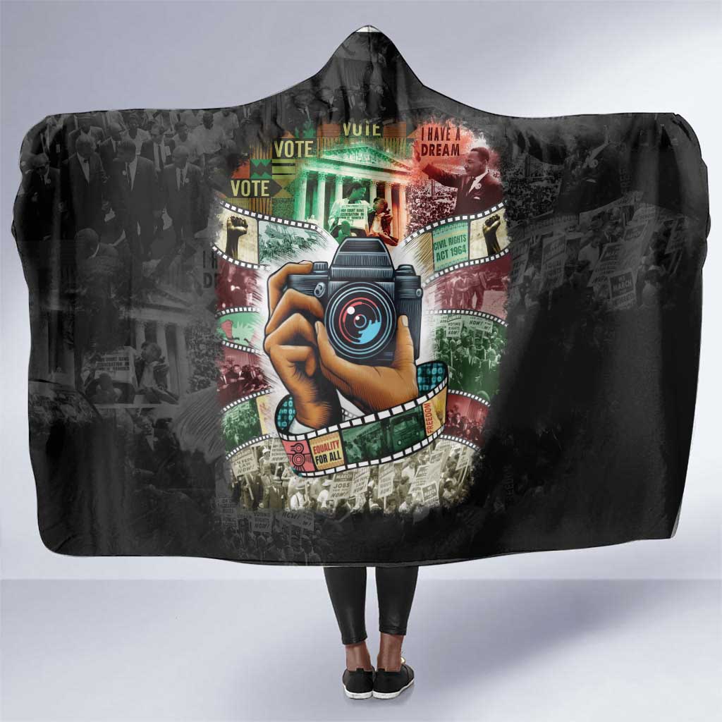 African American Civil Rights Leaders Hooded Blanket Heritage in Frames ...
