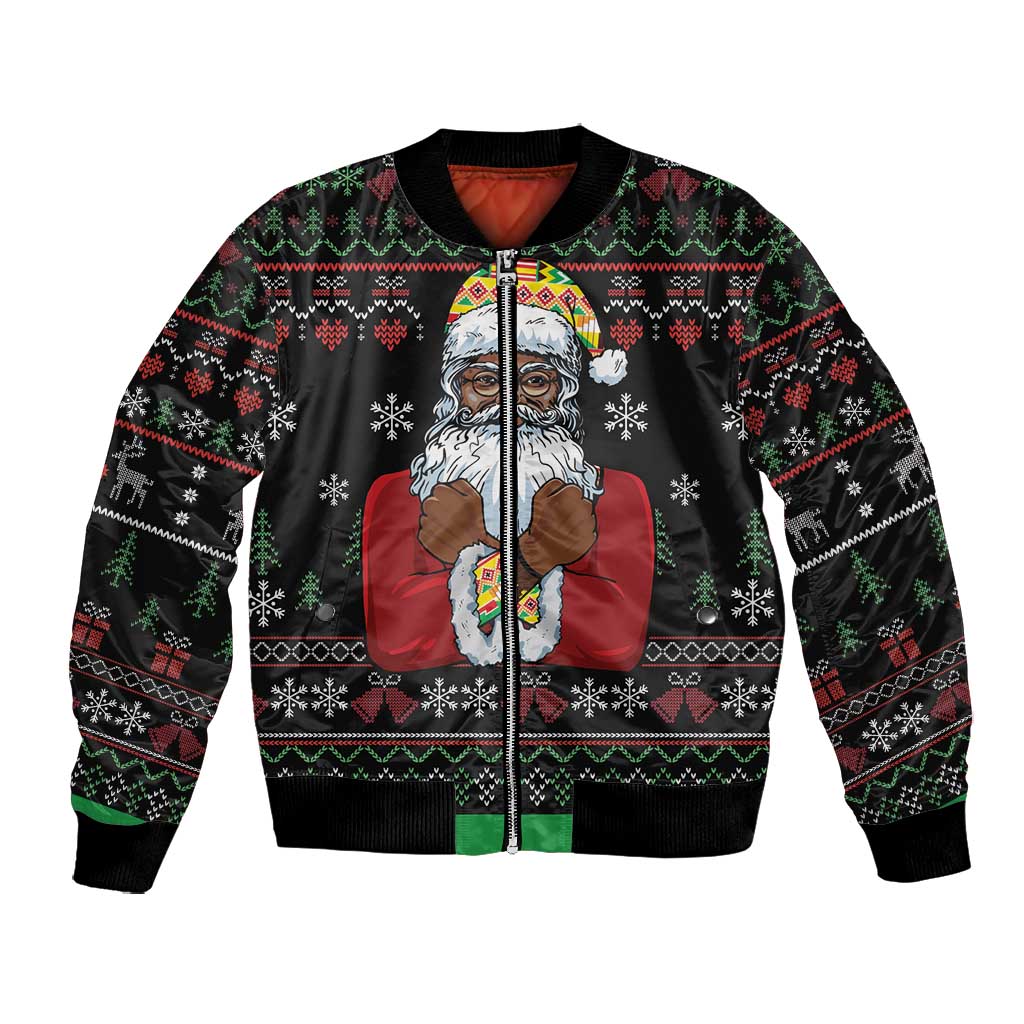 Santa Claus African Christmas Bomber Jacket Traditional Costume by ...