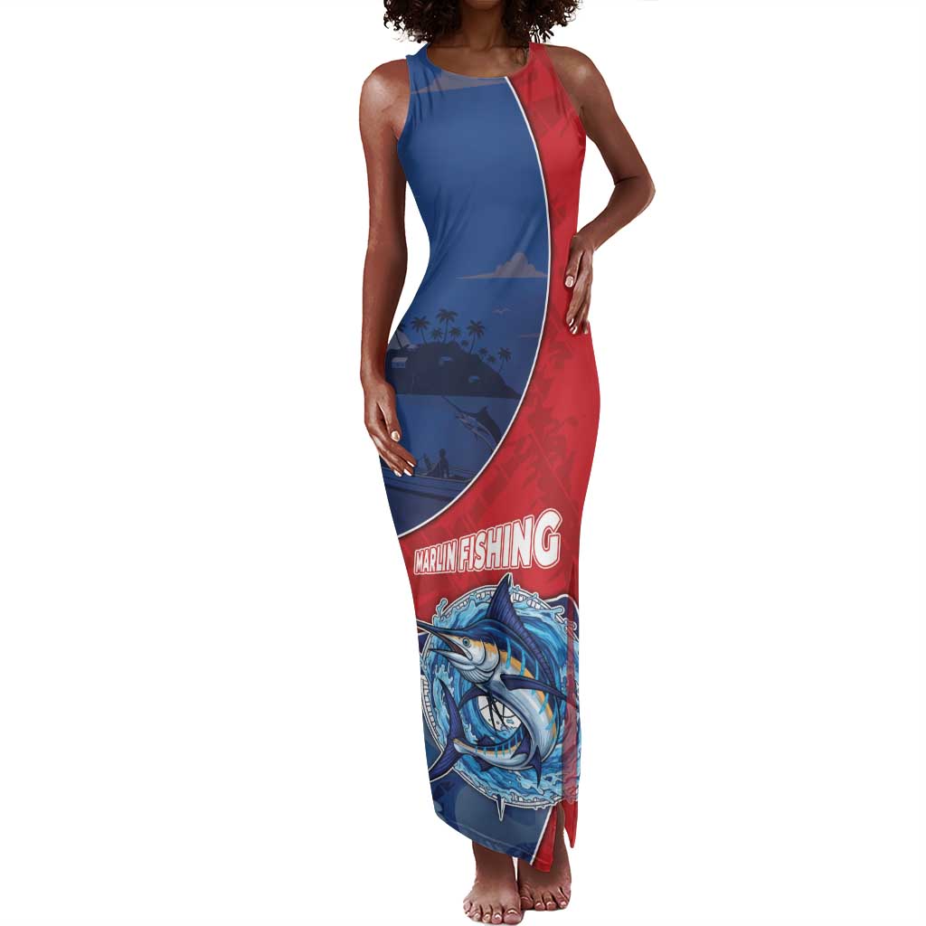 Afro-Dominicans Fishing Tank Maxi Dress Master Baiter by African Pride