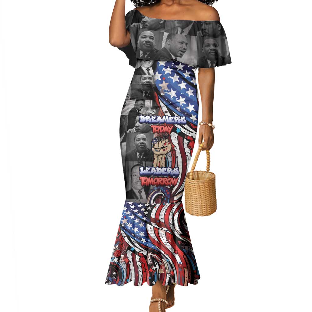 Martin Luther King Jr Day Mermaid Dress Dreamers Today Leaders Tomorrow ...