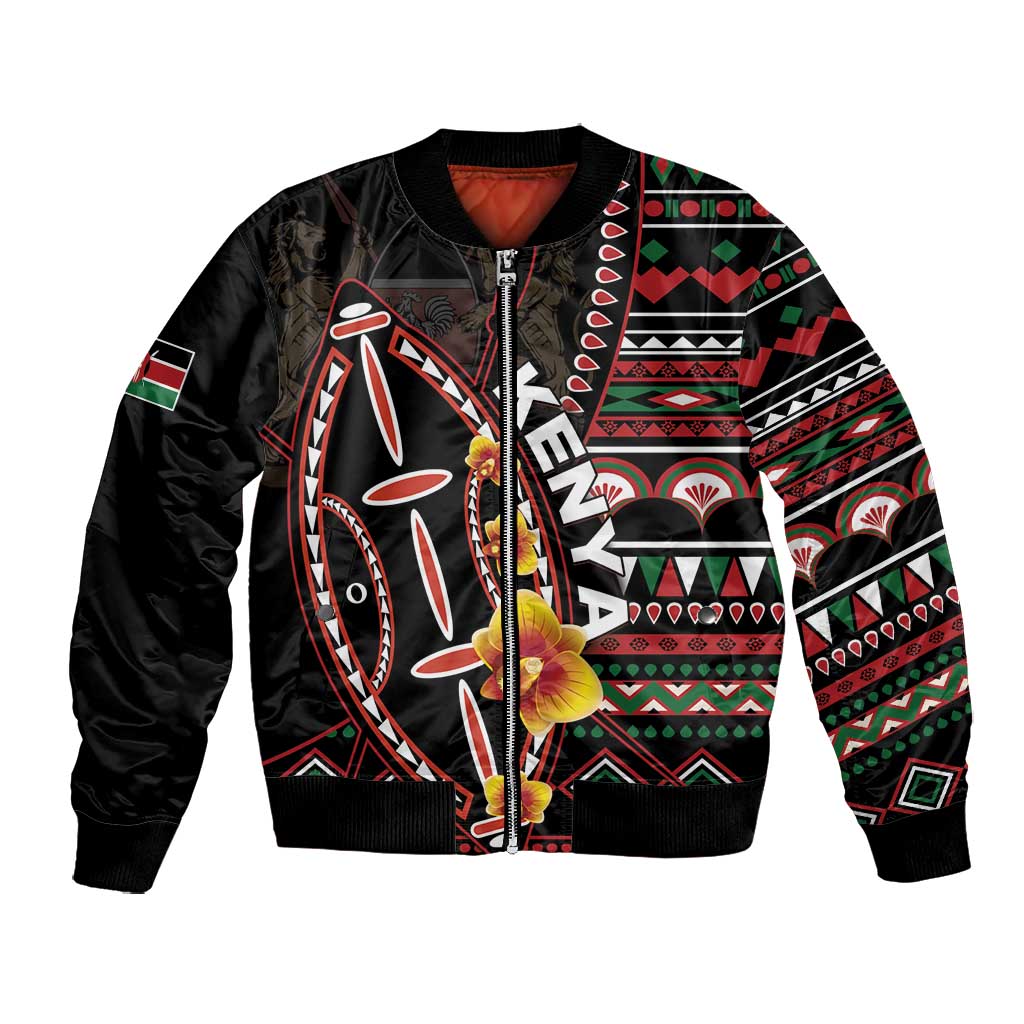 Personalized Kenya Bomber Jacket Jamhuri Day, Kenya Shield by AfricanPride