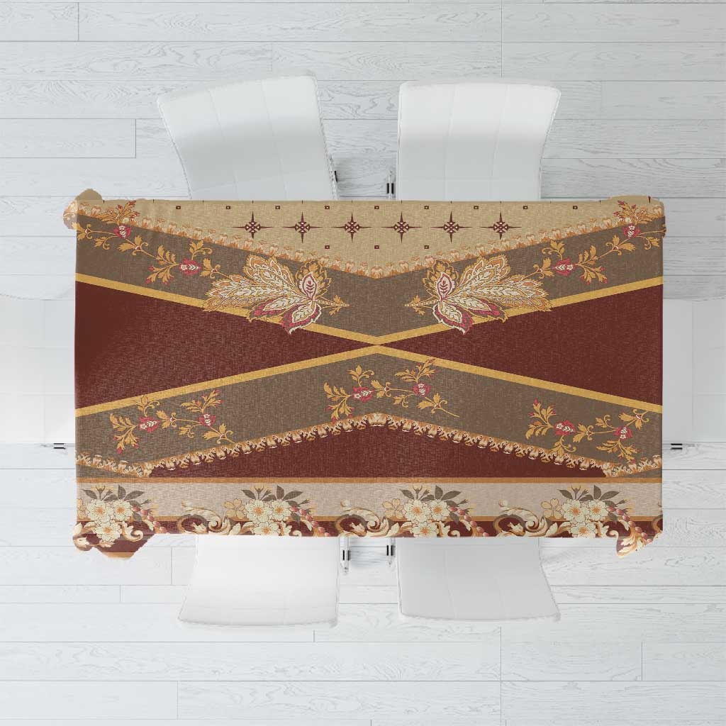 Mughal Empire Motif Unique Tablecloth by AfricanPride