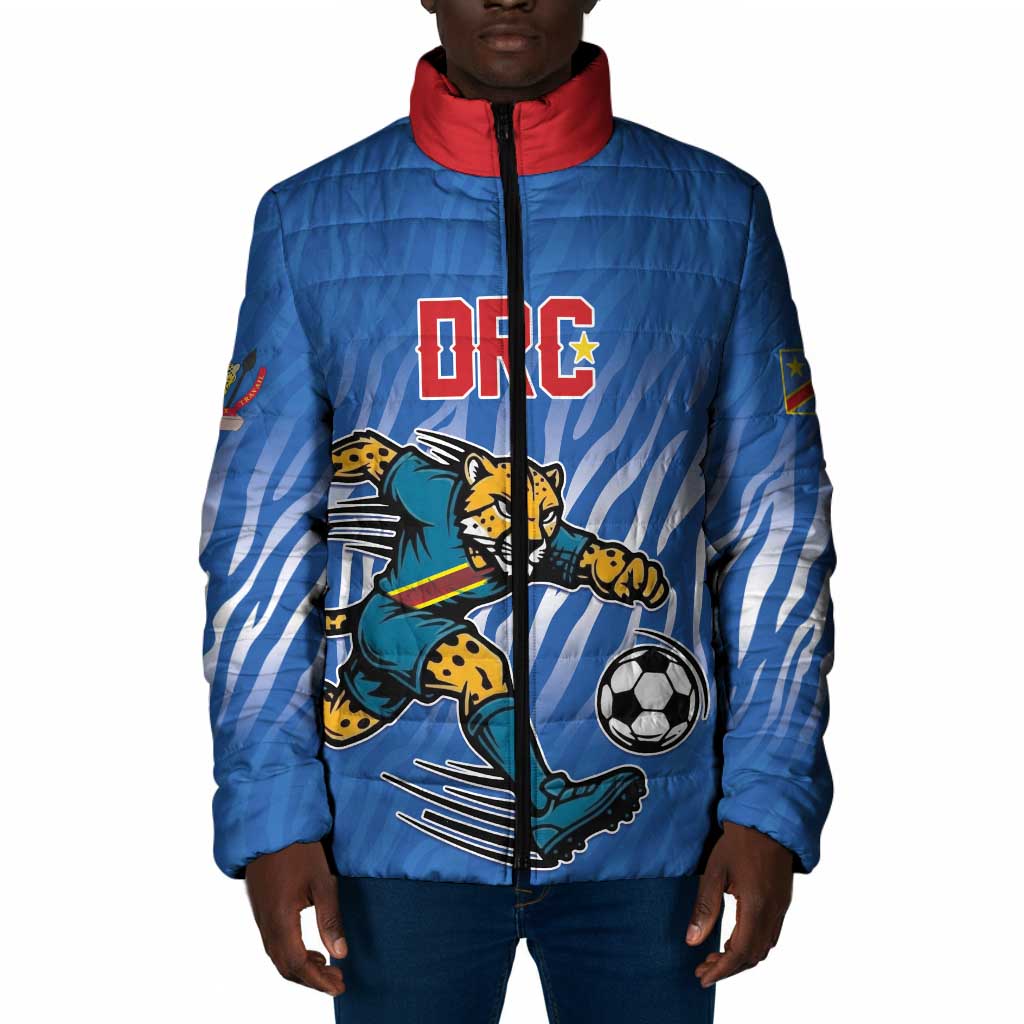 Custom Football 2026 DR Congo Leopards Padded Jacket Warriors of the ...