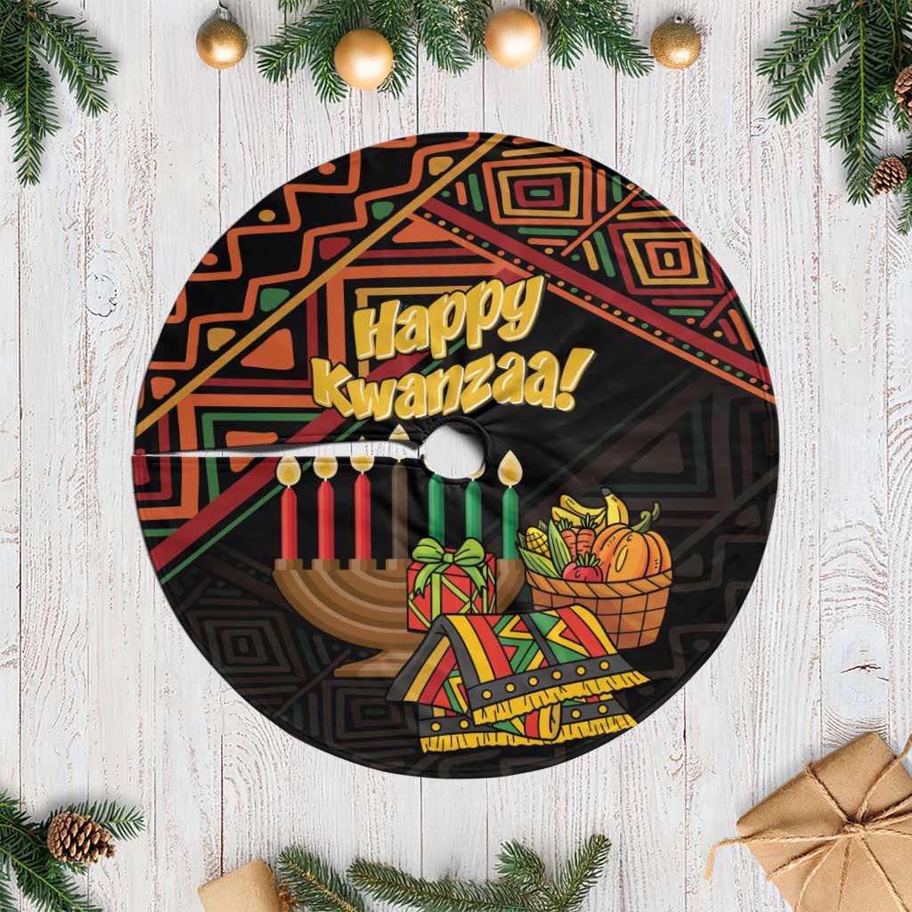 African Happy Kwanzaa Tree Skirt by AfricanPride