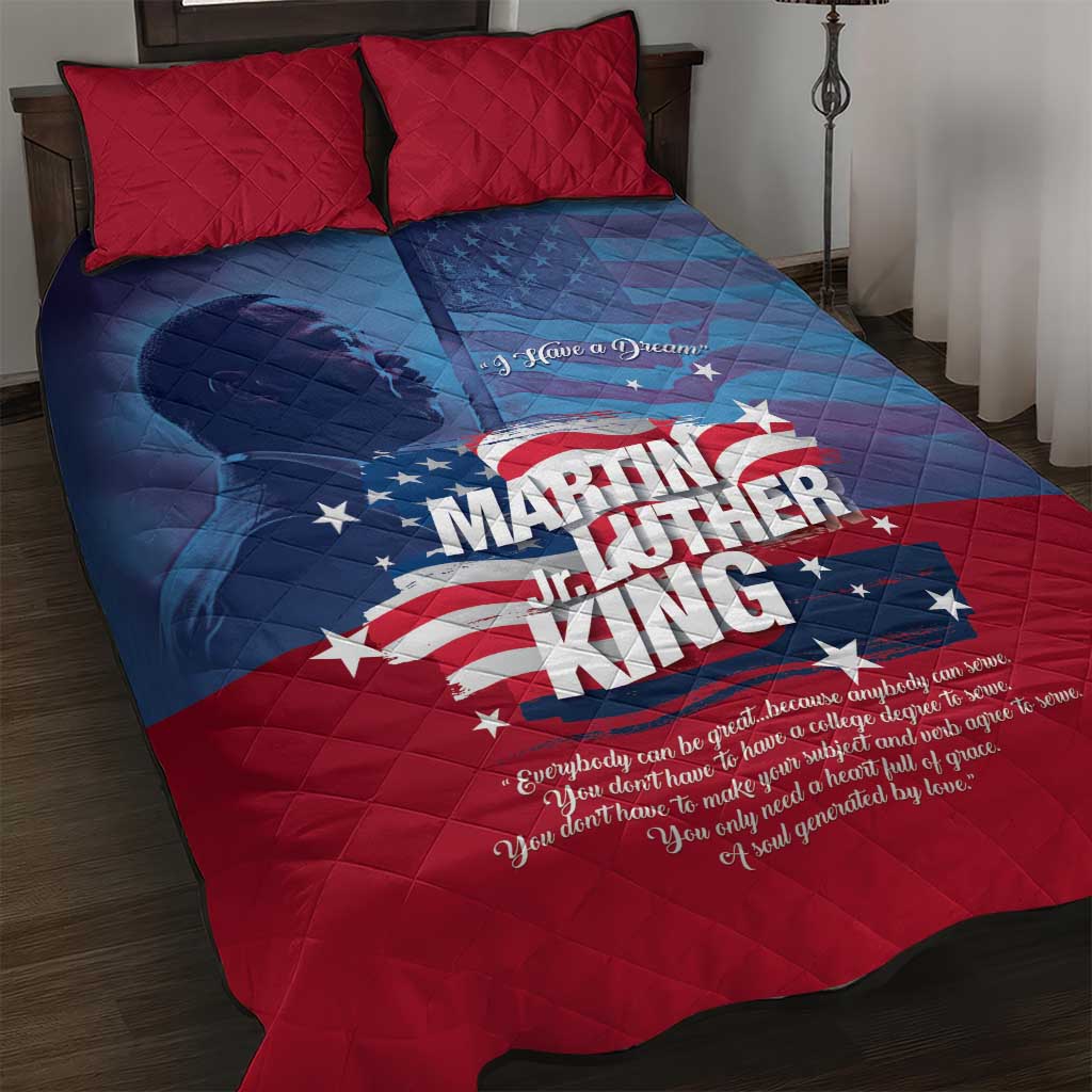Martin Luther King MLK Quilt Bed Set I Have A Dream by African Pride