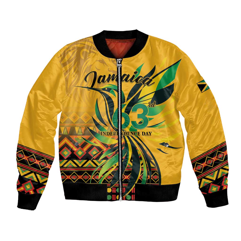 Personalized Black Jamaican Independence Day 1962 Bomber Jacket Jumieka ...