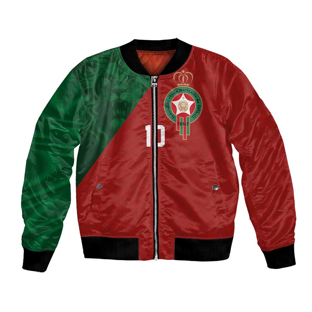 Custom Moroccan Football Bomber Jacket Go Glory-The Atlas Lions by ...