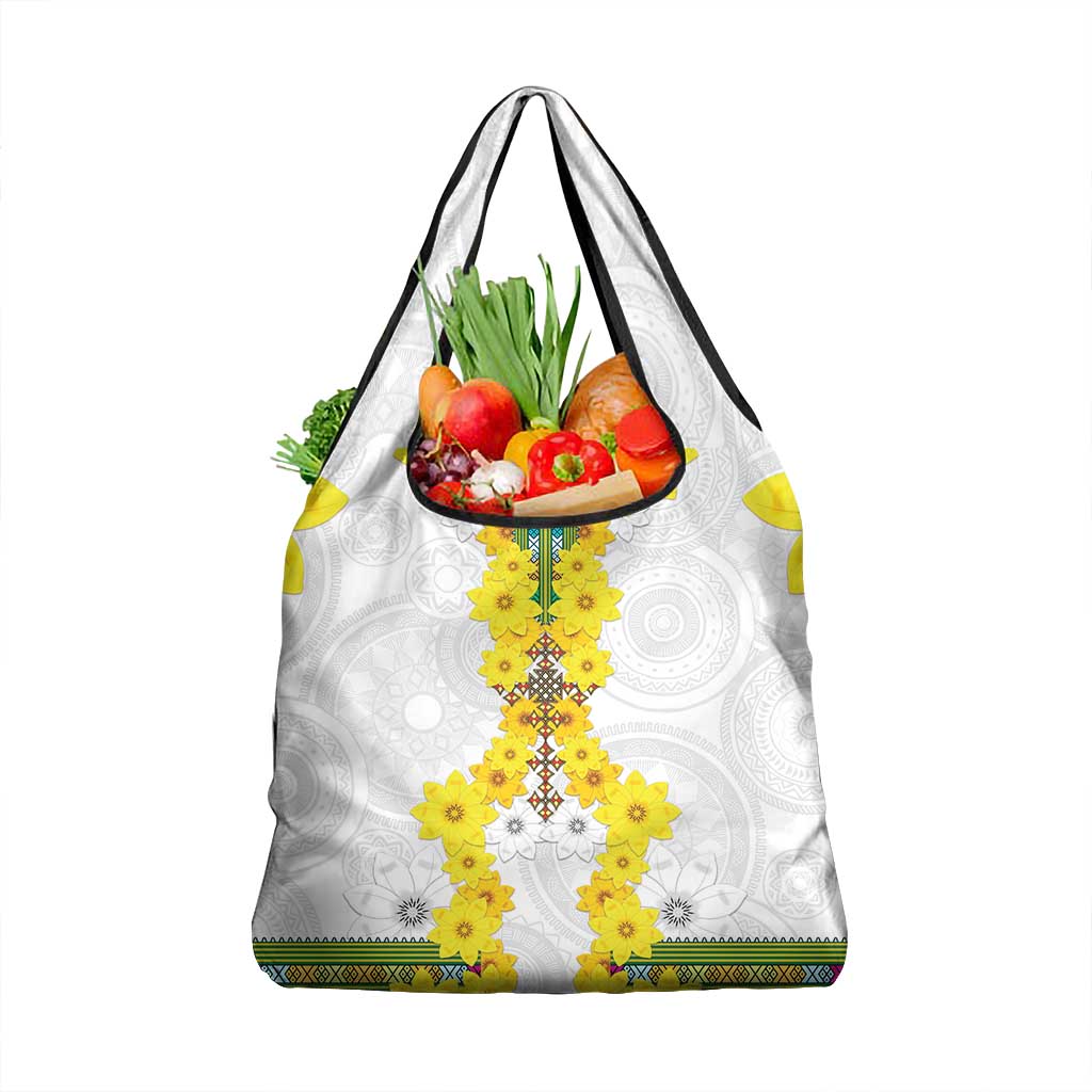 Enkutatash Ethiopia New Year Grocery Bag Tilet Pattern With Adey Abeba ...