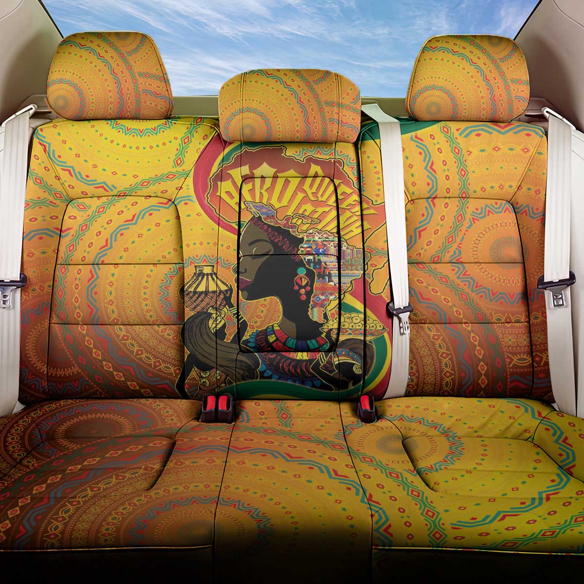 Afro Latina Queen Back Car Seat Cover The Beauty Of Black Women by ...