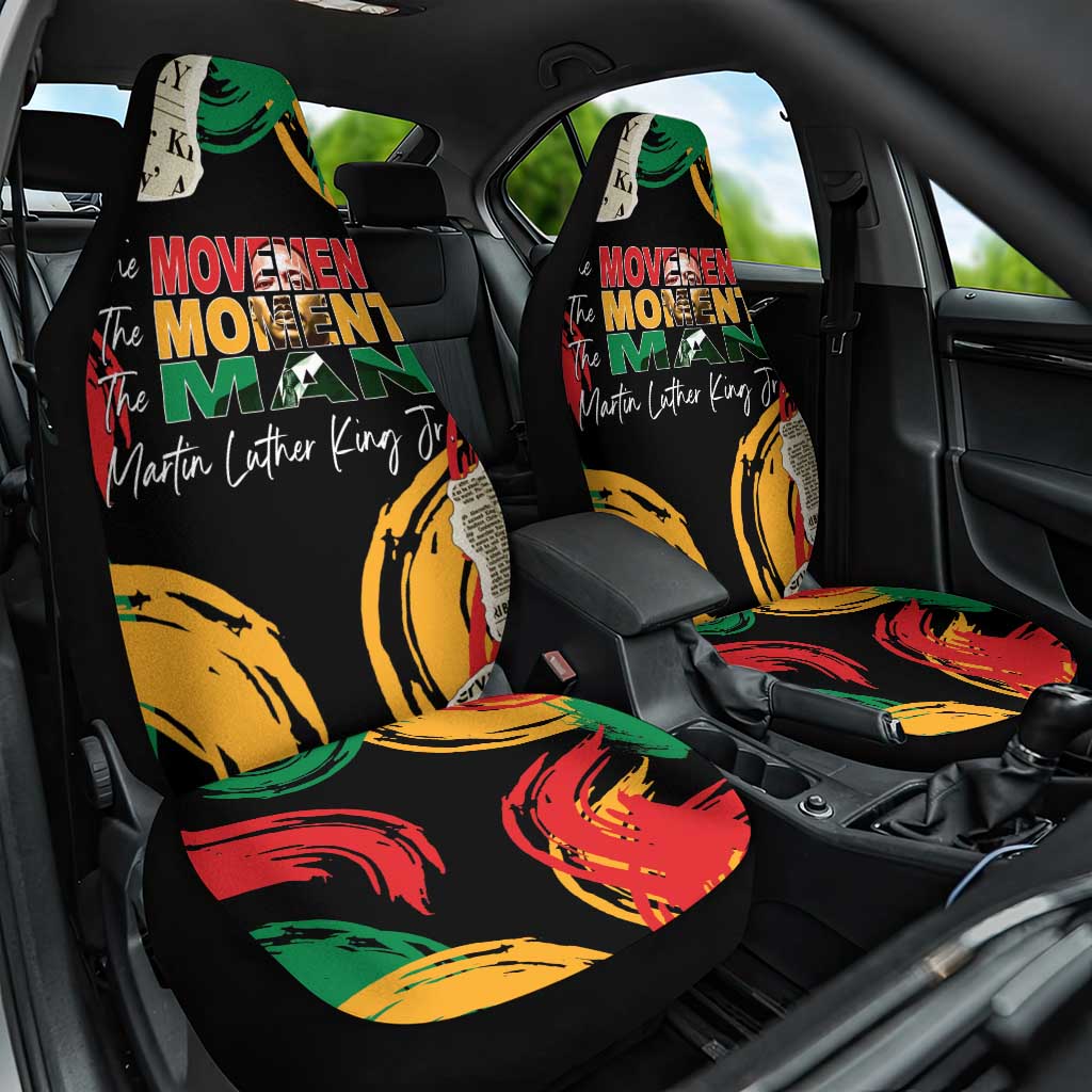 Remembering The Legacy Of MLK Car Seat Cover by AfricanPride