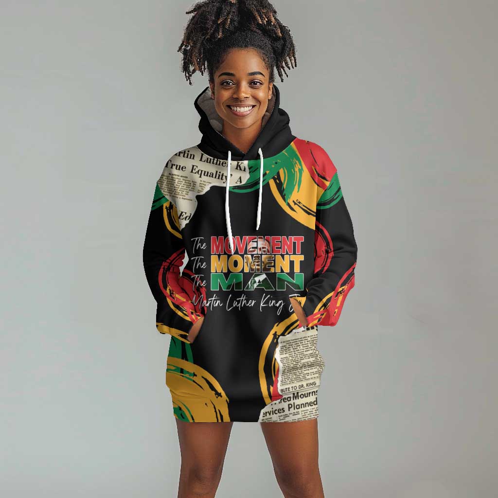 Remembering The Legacy Of MLK Hoodie Dress by AfricanPride