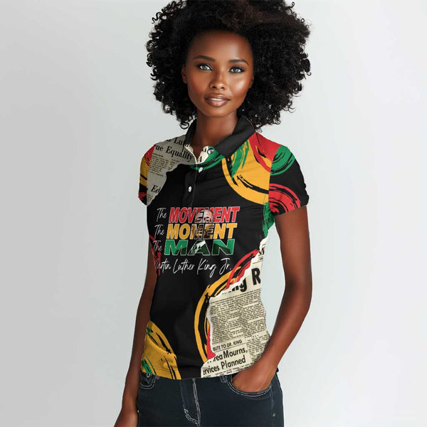 Remembering The Legacy Of MLK Women Polo Shirt by AfricanPride ...