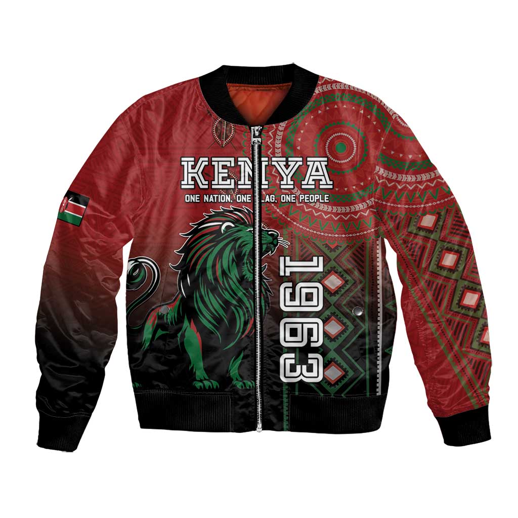 Personalised Kenya Jamhuri Day Bomber Jacket One Nation One Flag One ...
