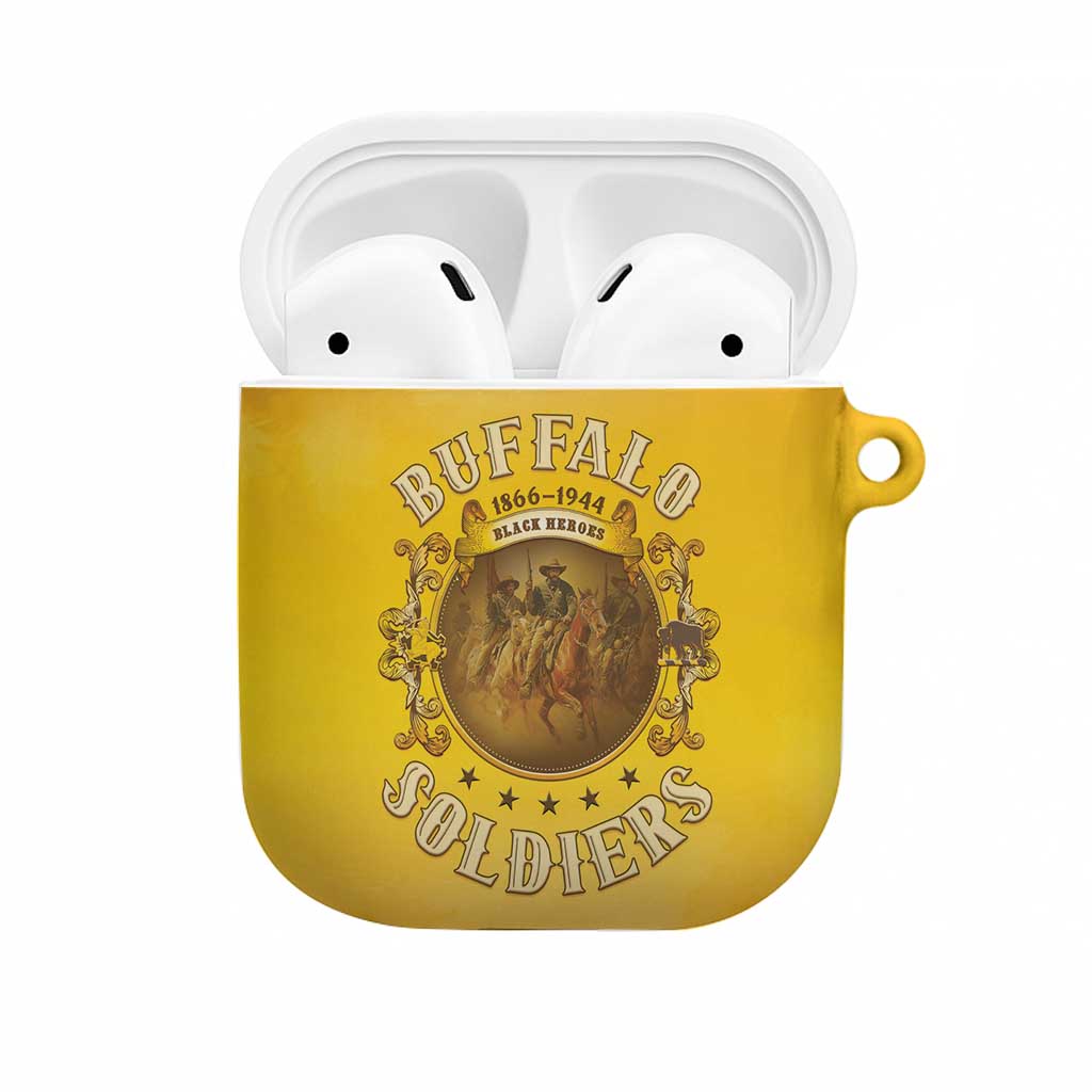 Honor Buffalo Soldiers AirPods Case African American Cavalry Yellow ...