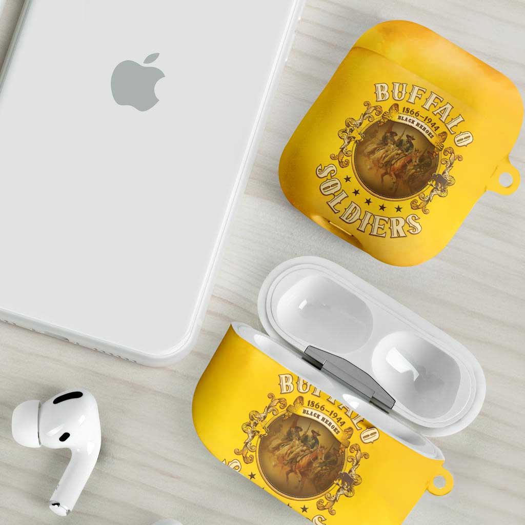 Honor Buffalo Soldiers AirPods Case African American Cavalry Yellow ...