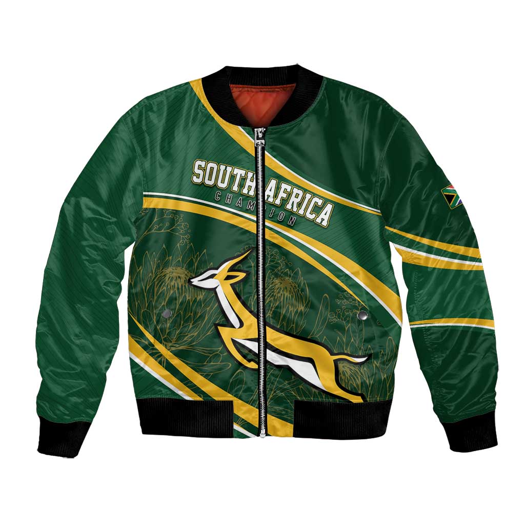 South Africa Rugby Personalized Bokke Bomber Jacket Springboks ...