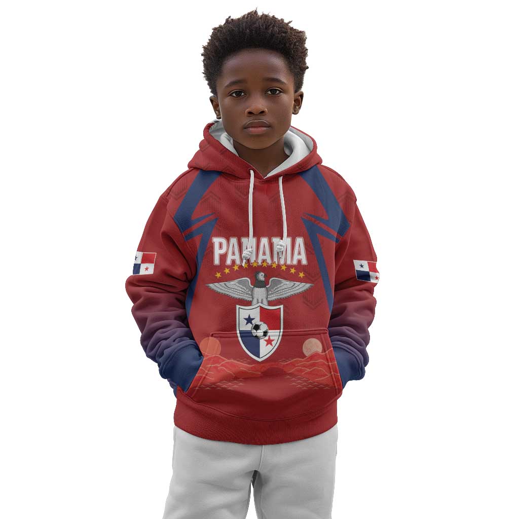 Afro-Panama Football 2026 Custom Kid Hoodie La Marea Roja Making ...