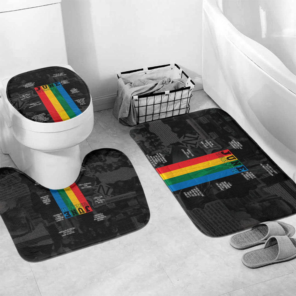 Juneteenth 2026 Black History Bathroom Set Freedom Quotes Collage by ...