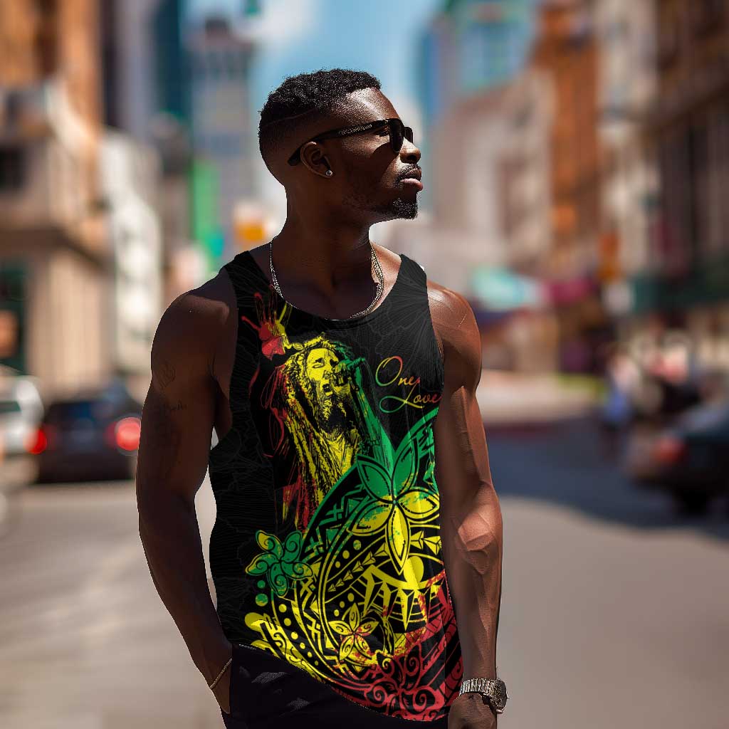 Personalised Jawaiian Reggae Men Tank Top Afro-Polynesian Style by ...